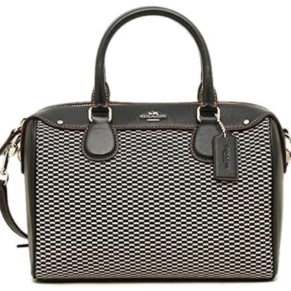 Coach | Bags | Coach Mini Bennett Exploded Top Handel Canvas Satchel ...